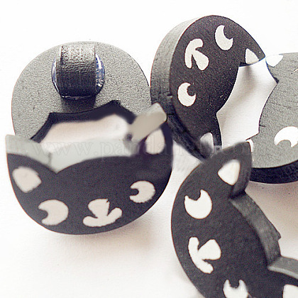 Wholesale Cartoon Cat Buttons - Pandahall.com