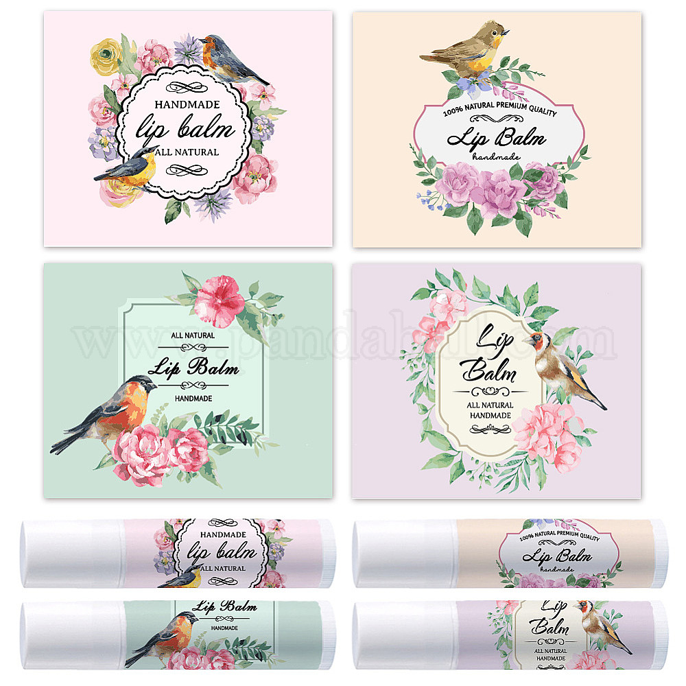 Wholesale OLYCRAFT 100Pcs Self-Adhesive Lip Balm Tag Stickers 1.7x2.1 ...