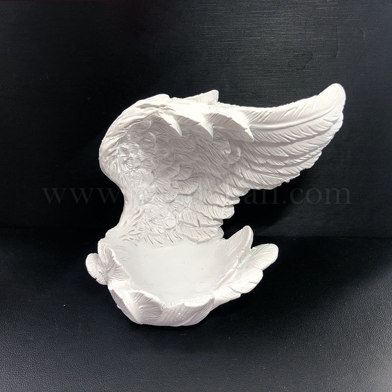 Wholesale Wing Resin Display Base Stand Holder for Crystal - Pandahall.com