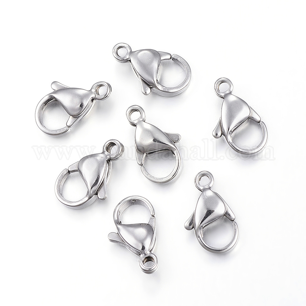 Wholesale Tarnish Resistant 304 Stainless Steel Lobster Claw Clasps ...