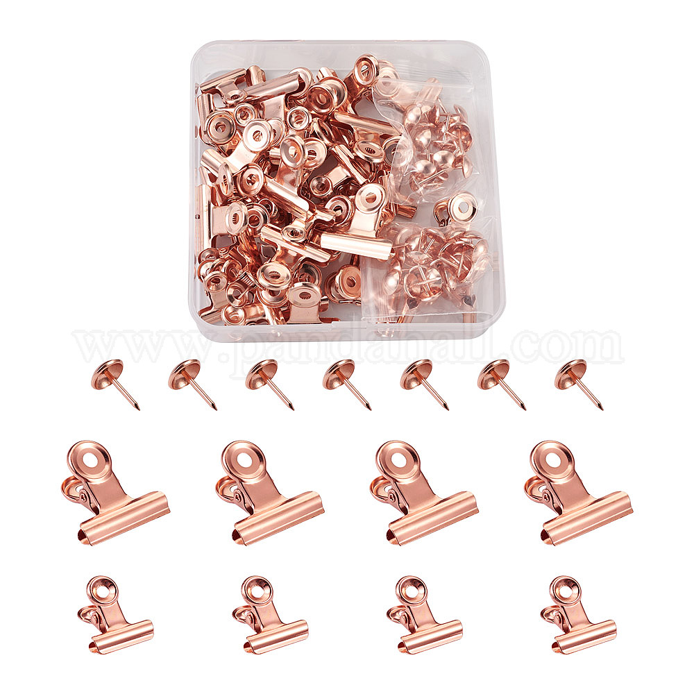 Wholesale Iron Clips and Round Head Drawing Pins - Pandahall.com