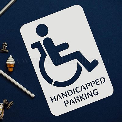 Wholesale FINGERINSPIRE Handicap Stencil Template 29.7x21cm Plastic ...