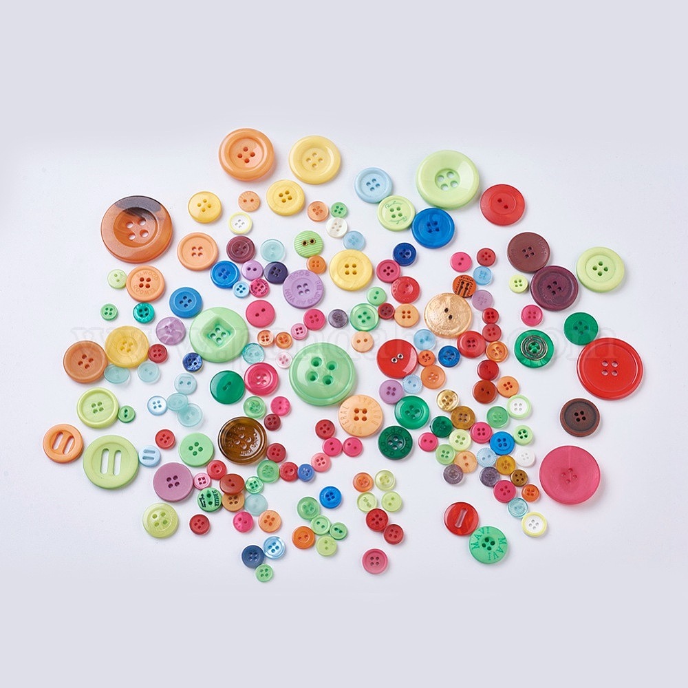 Wholesale Resin Sewing Buttons For Costume Design - Pandahall.com