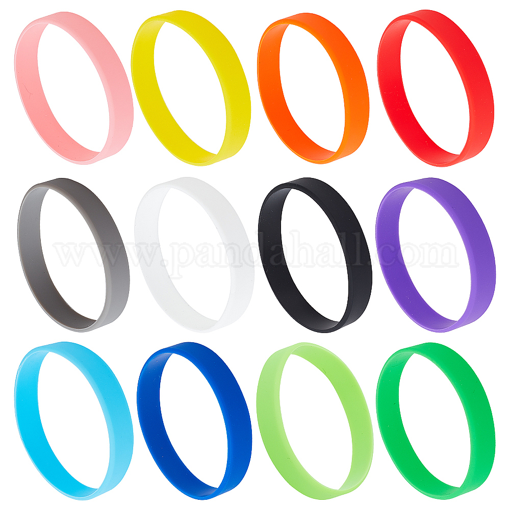 Wholesale GORGECRAFT 36PCS 12 Colors Mini Silicone Rubber Bands 2-1/2 ...