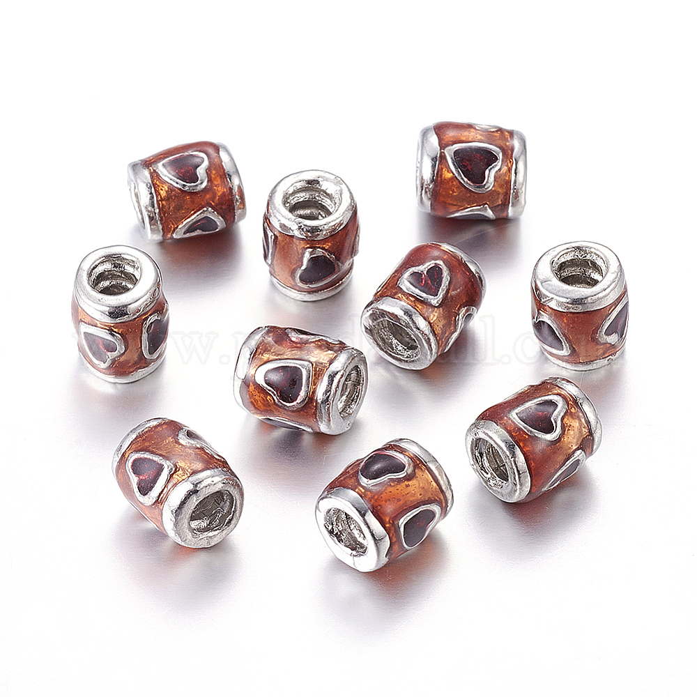 Wholesale Alloy Enamel European Beads - Pandahall.com