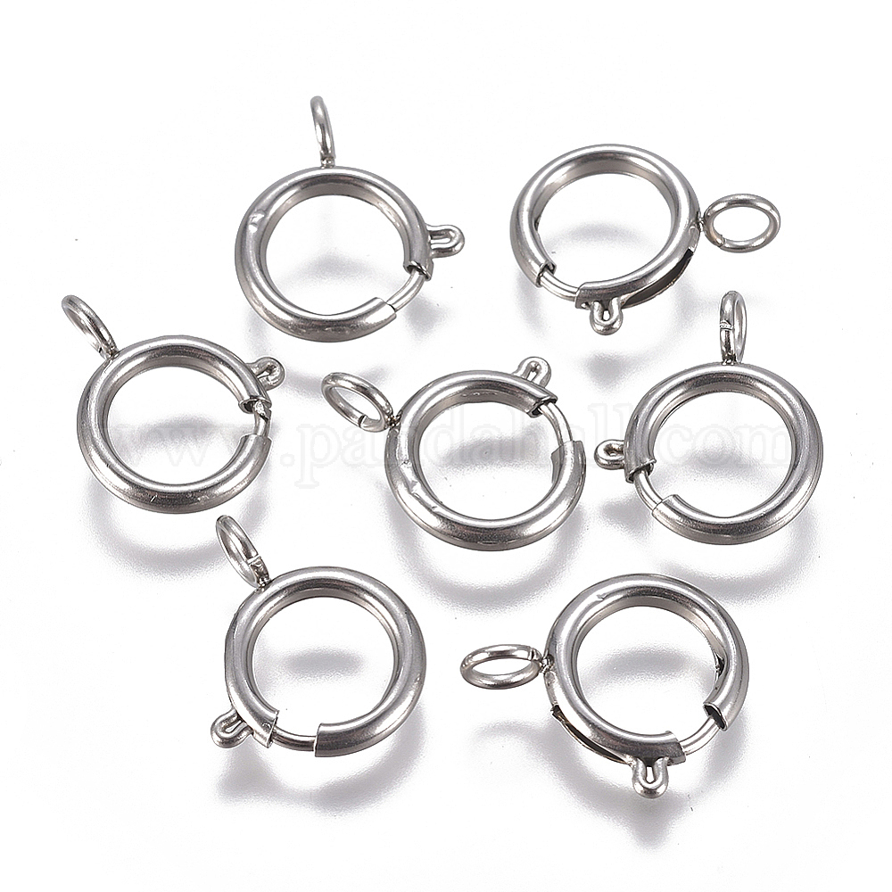 Wholesale 304 Stainless Steel Spring Ring Clasps - Pandahall.com