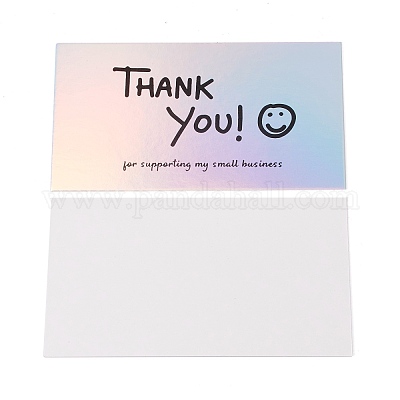 Wholesale Laser Thank You Card - Pandahall.com