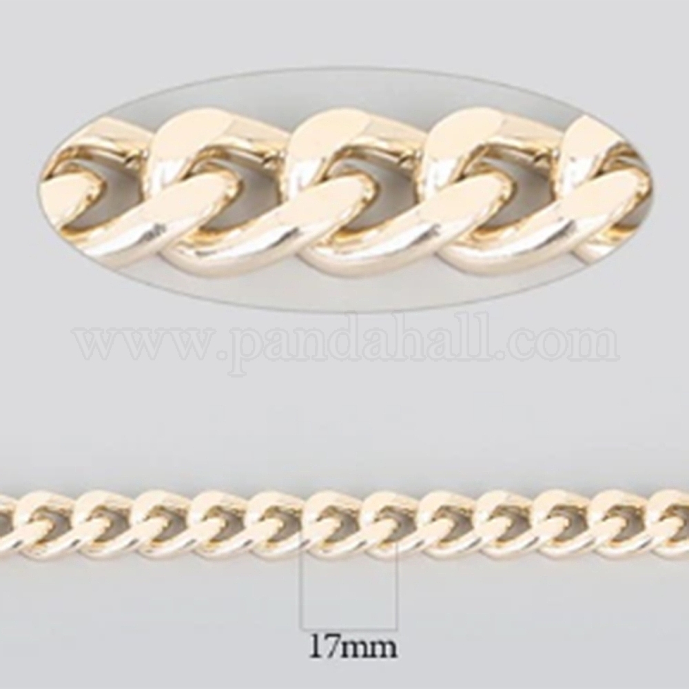 Wholesale Oxidation Aluminum Curb Chains - Pandahall.com