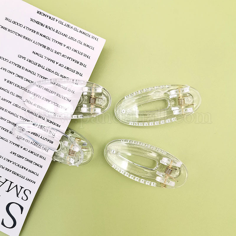 Wholesale Transparent Plastic Alligator Hair Clips - Pandahall.com