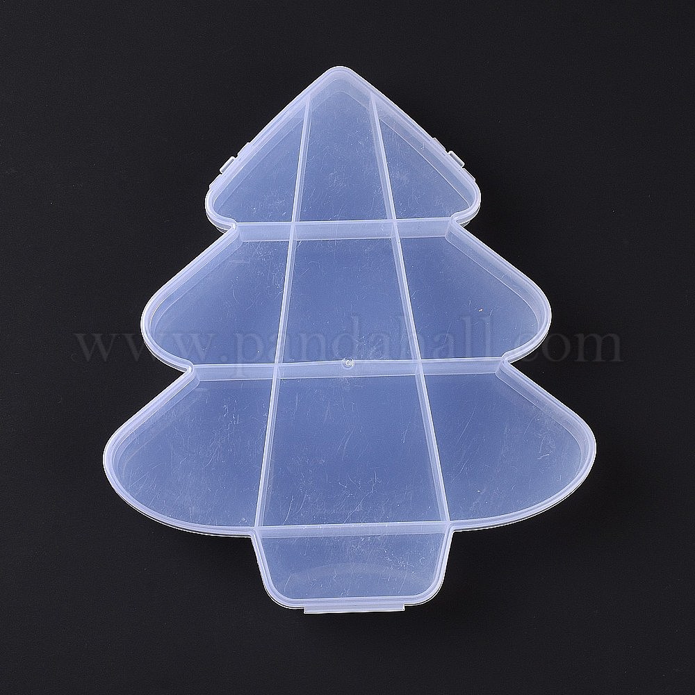 Wholesale 10 Grids Transparent Plastic Box - Pandahall.com