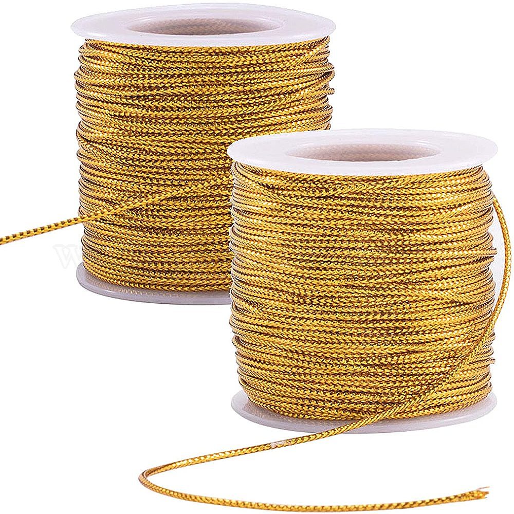 Wholesale Jewelry Braided Thread Metallic Cords - Pandahall.com