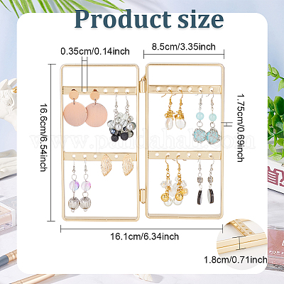 Wholesale Iron Earring Display Folding Screen Stands with 2 Folding ...