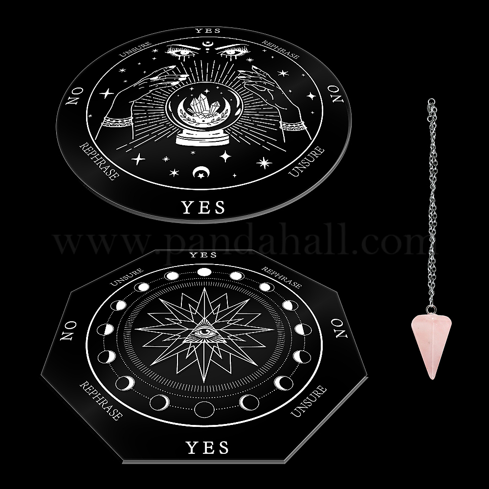 Wholesale AHANDMAKER Acrylic Pendulum Board Set - Pandahall.com