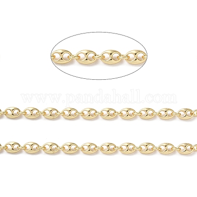 Wholesale Brass Coffee Bean Link Chains - Pandahall.com