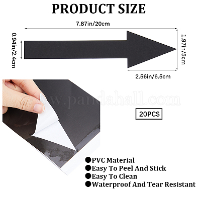 Wholesale PVC Self Adhesive Arrow Label Stickers - Pandahall.com