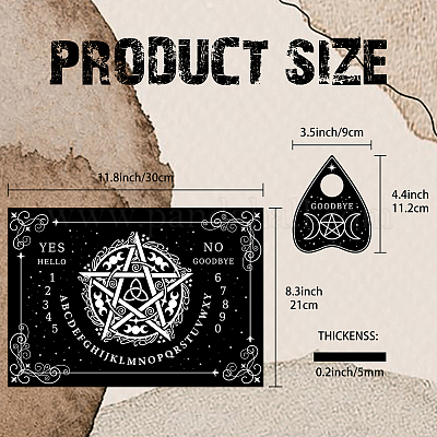 Wholesale CREATCABIN Pentagram Pendulum Board Wooden Talking Boards ...