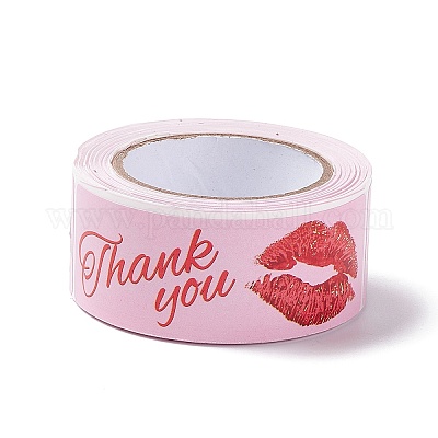 Wholesale Rectangle Thank You Theme Paper Stickers - Pandahall.com