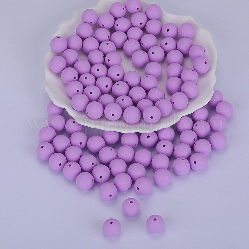Wholesale Round Silicone Focal Beads - Pandahall.com