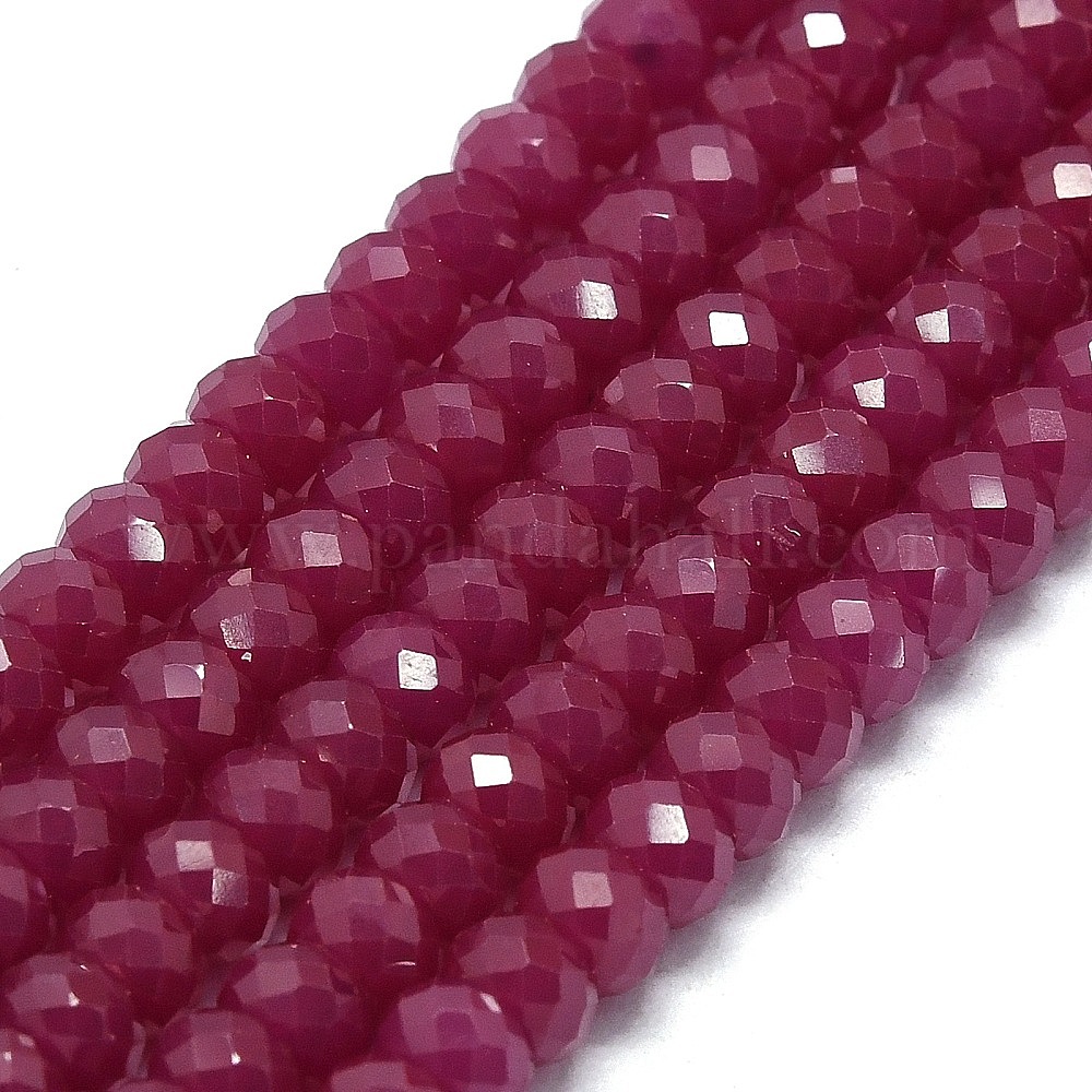 Wholesale Lab Grown Red Corundum Beads Strands - Pandahall.com