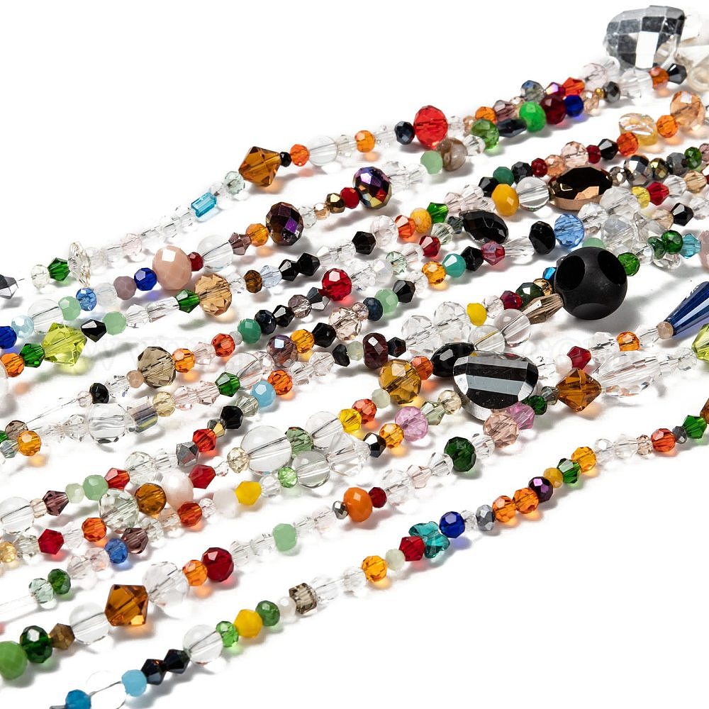 Wholesale Mixed Electroplate Glass Beads Strands - Pandahall.com