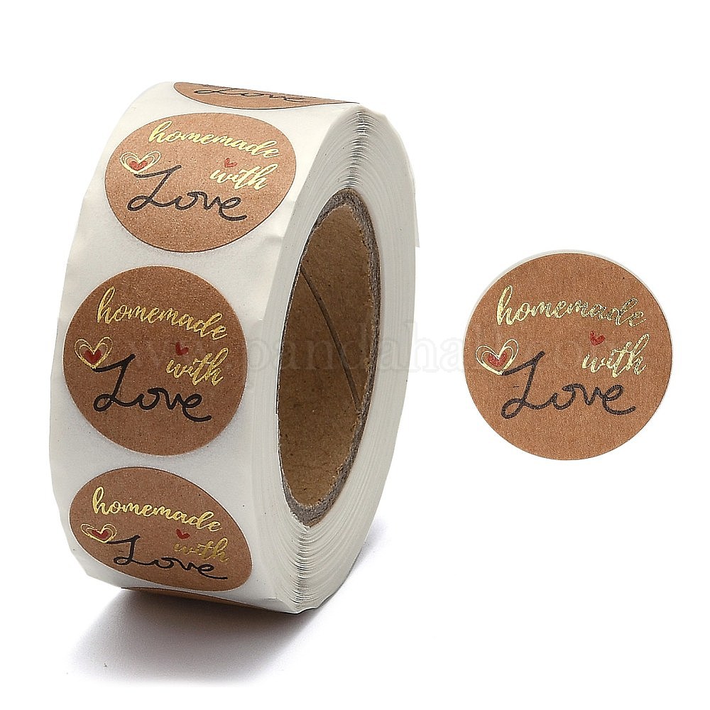 Wholesale Homemade with Love Stickers - Pandahall.com