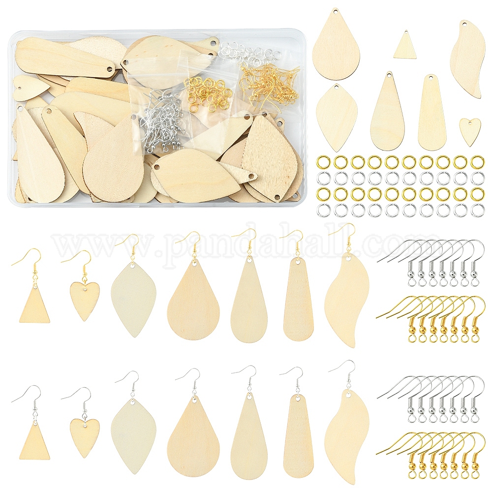 Wholesale DIY Unfinished Blank Earring Making Kit - Pandahall.com