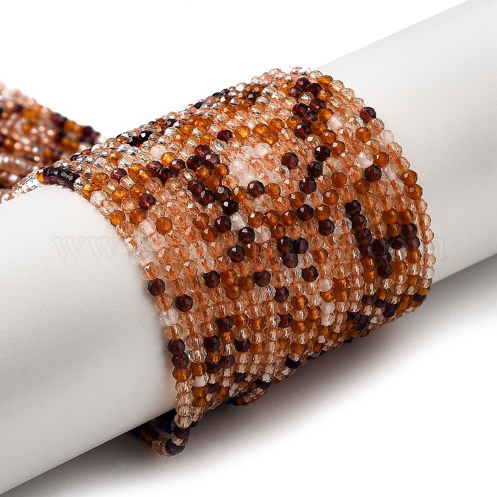 Abalorios de vidrio transparente hebras al por mayor para bisuterías ...