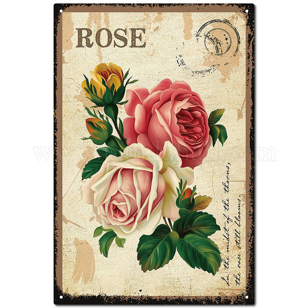 Wholesale Vintage Metal Iron Tin Sign Poster - Pandahall.com