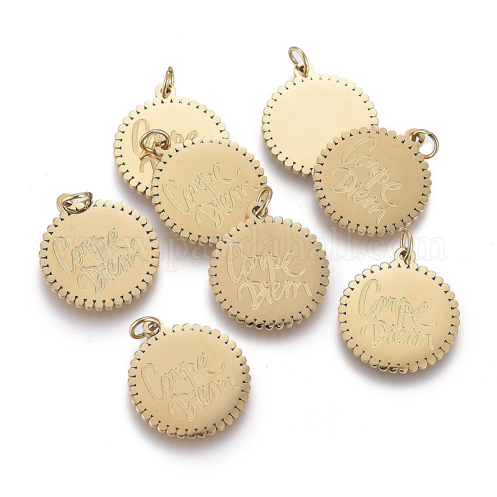 Wholesale Ion Plating(IP) 304 Stainless Steel Pendants - Pandahall.com