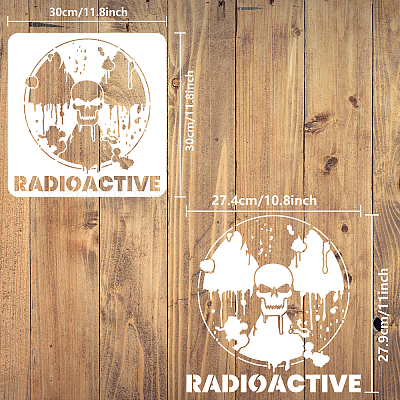 Wholesale FINGERINSPIRE Radioactive Stencil for Painting 11.8x11.8inch ...