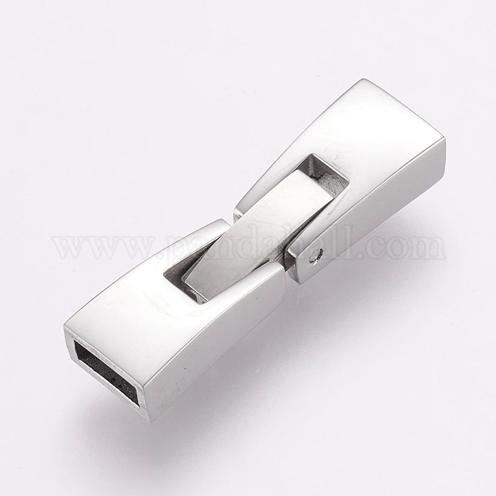 Wholesale Tarnish Resistant 304 Stainless Steel Fold Over Clasps ...