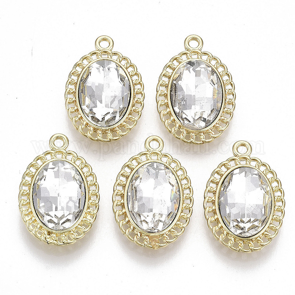 Wholesale Crystal Glass Rhinestone Pendants - Pandahall.com