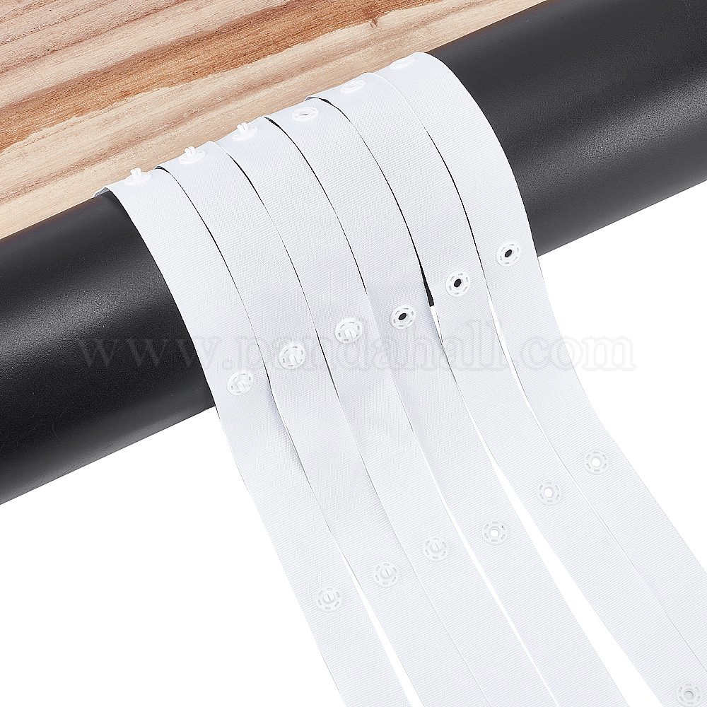 Wholesale NBEADS 10 Yards(9.14m)/Roll Snap Button Tape - Pandahall.com