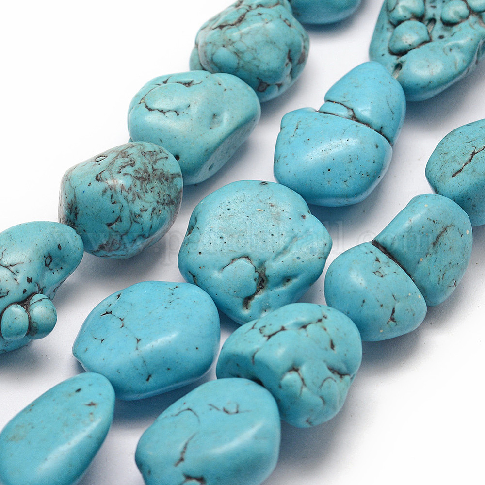 Wholesale Synthetic Turquoise Beads Strands - Pandahall.com