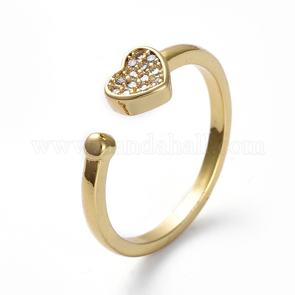 Wholesale Adjustable Brass Cuff Finger Rings - Pandahall.com