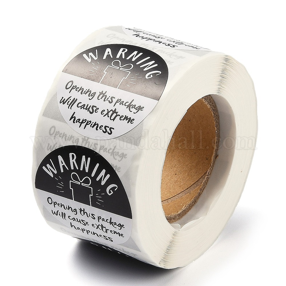 Wholesale Adorable Warning Paper Stickers - Pandahall.com