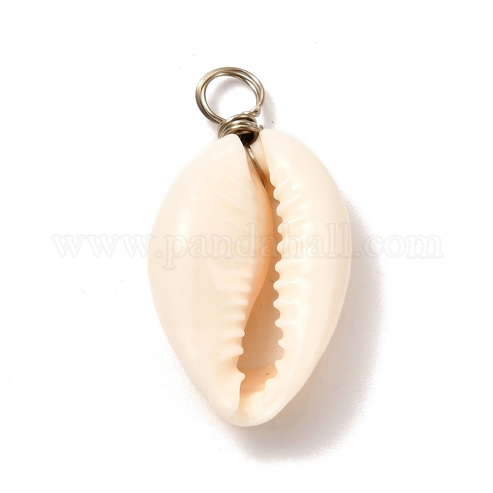 Wholesale Natural Cowrie Shell Pendants - Pandahall.com