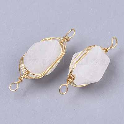 Wholesale Natural Quartz Crystal Links Connectors - Pandahall.com