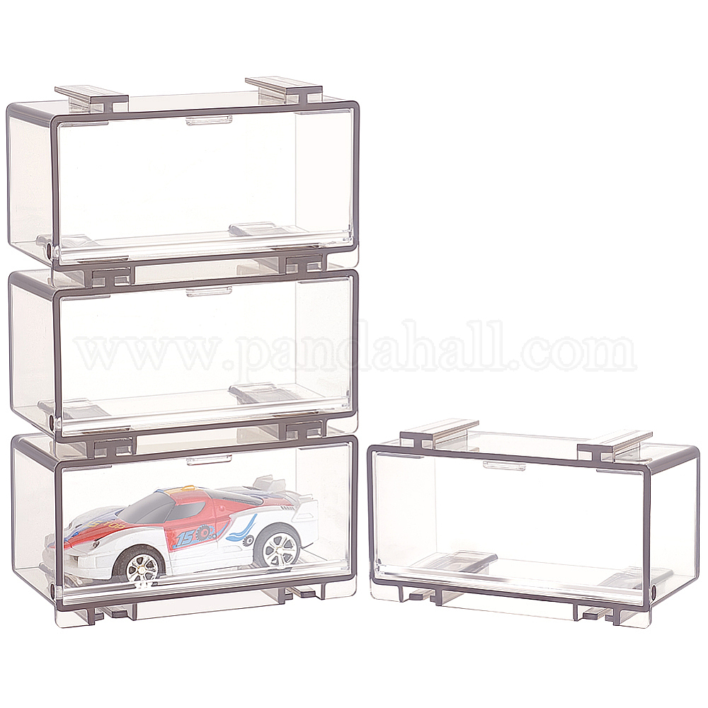 Wholesale FINGERINSPIRE 4Pcs Mini Toy Model Cars Display Case 1/64 ...