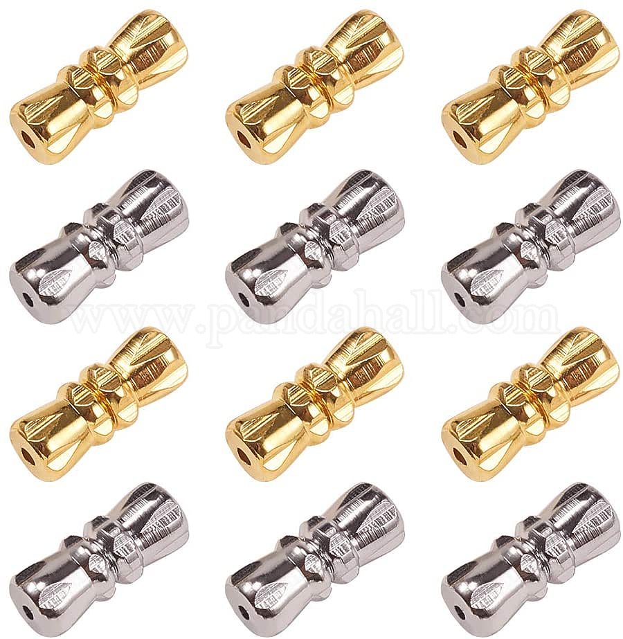 Wholesale PandaHall 100 sets Barrel Screw Clasps Jewelry Connector ...
