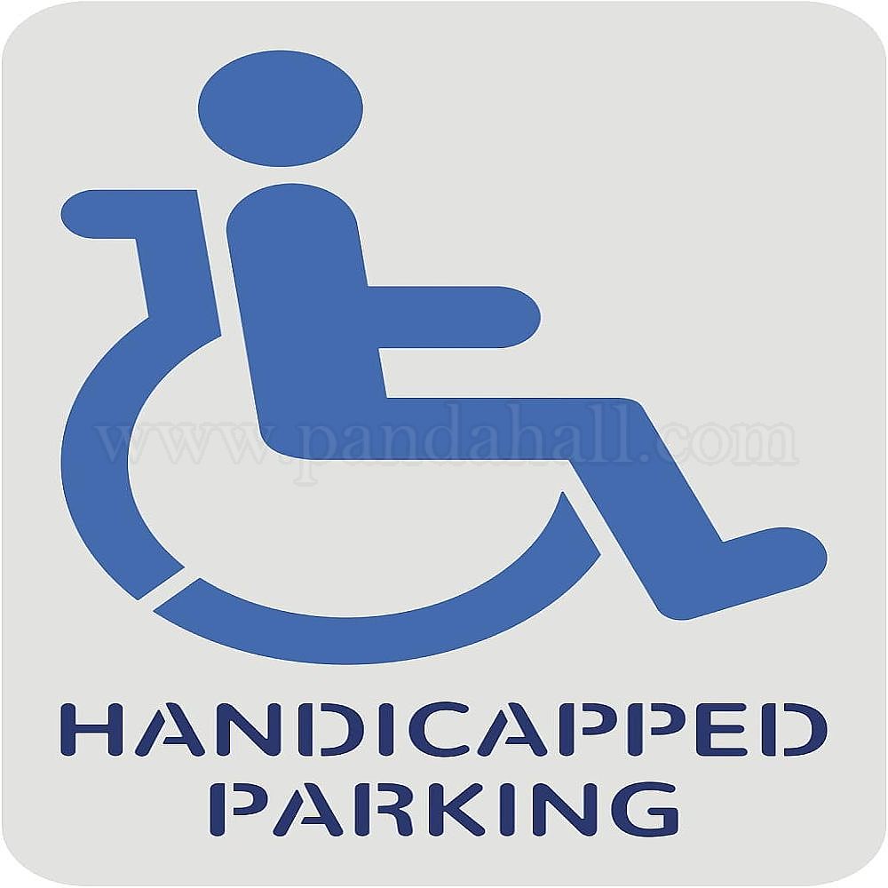 Wholesale FINGERINSPIRE Handicap Stencil Template 29.7x21cm Plastic ... Wholesale FINGERINSPIRE Handicap Stencil Template 29.7x21cm Plastic ...