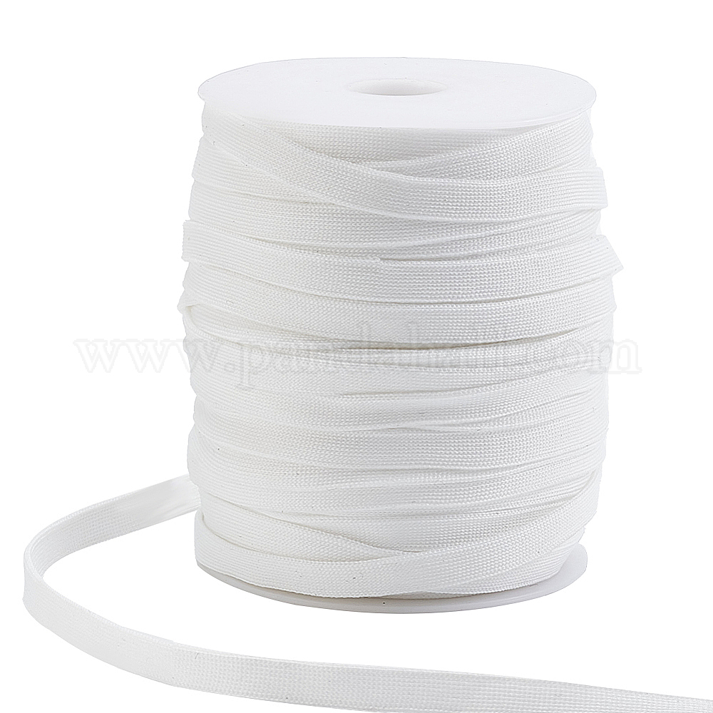 Wholesale BENECREAT 50M Flat Polyester Cord - Pandahall.com