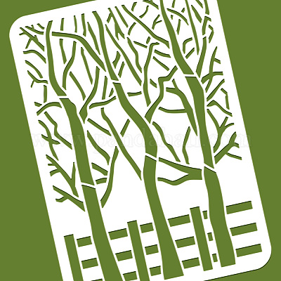 Wholesale BENECREAT Tree Shadow Pattern Stencil - Pandahall.com
