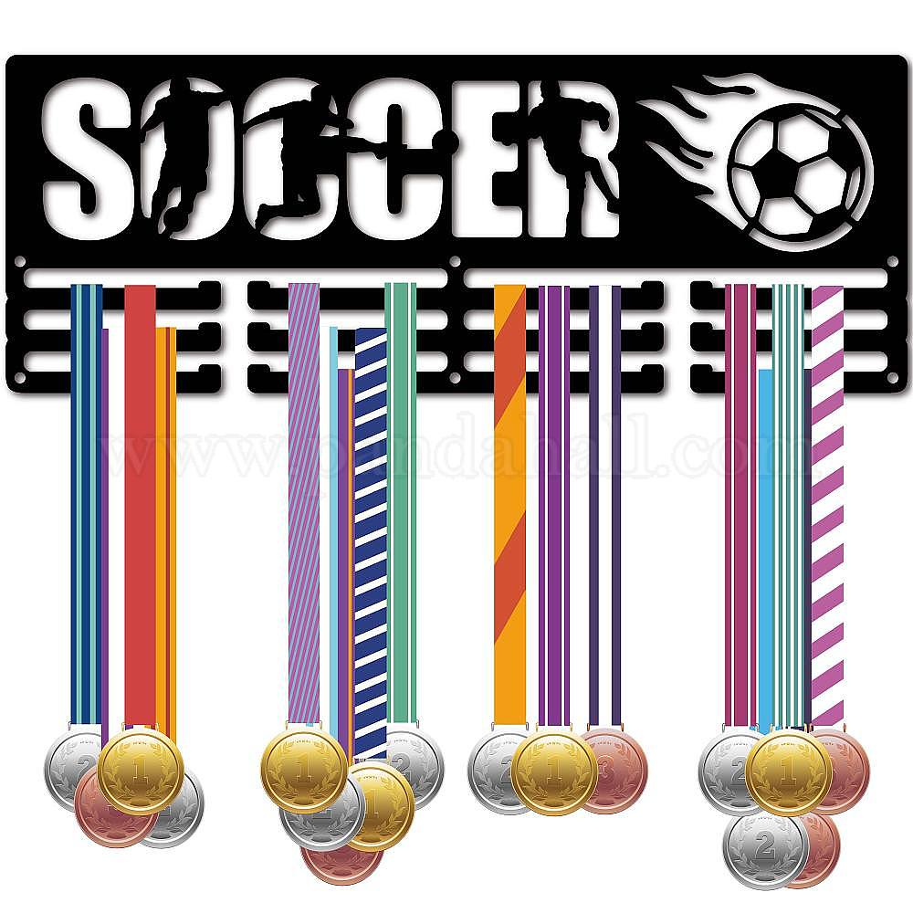 Wholesale CREATCABIN Soccer Medal Holder Display Hanger Medals Rack ...