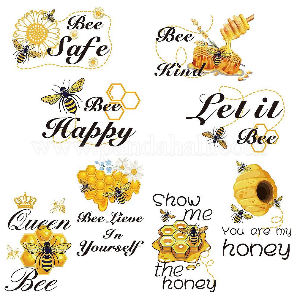 Wholesale CRASPIRE Bee Happy Funny Stickers Honey Bee Window Decor ...
