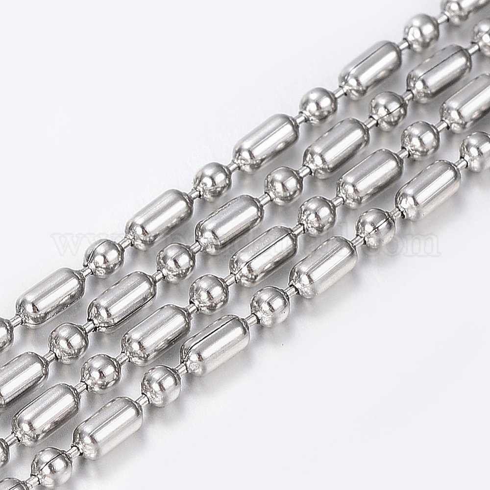 Wholesale Tarnish Resistant 304 Stainless Steel Ball Chains - Pandahall.com