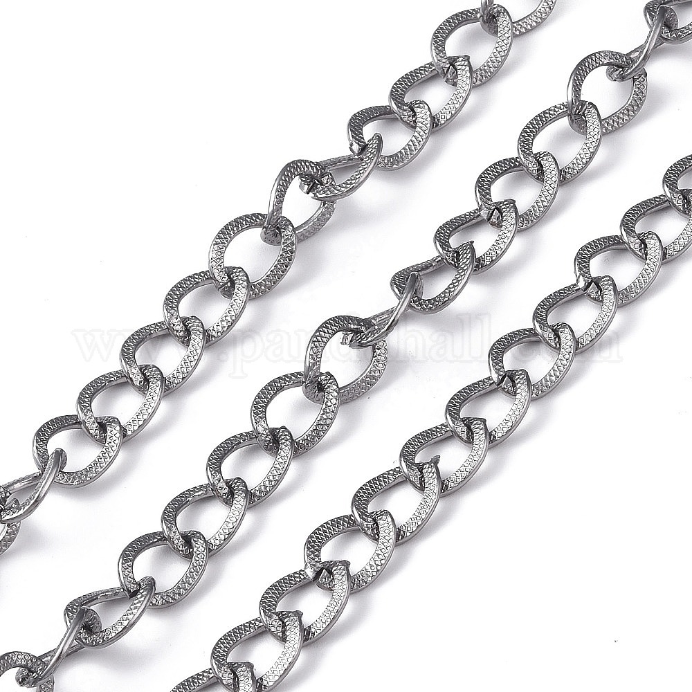 Wholesale Oval Oxidation Aluminum Curb Chains - Pandahall.com