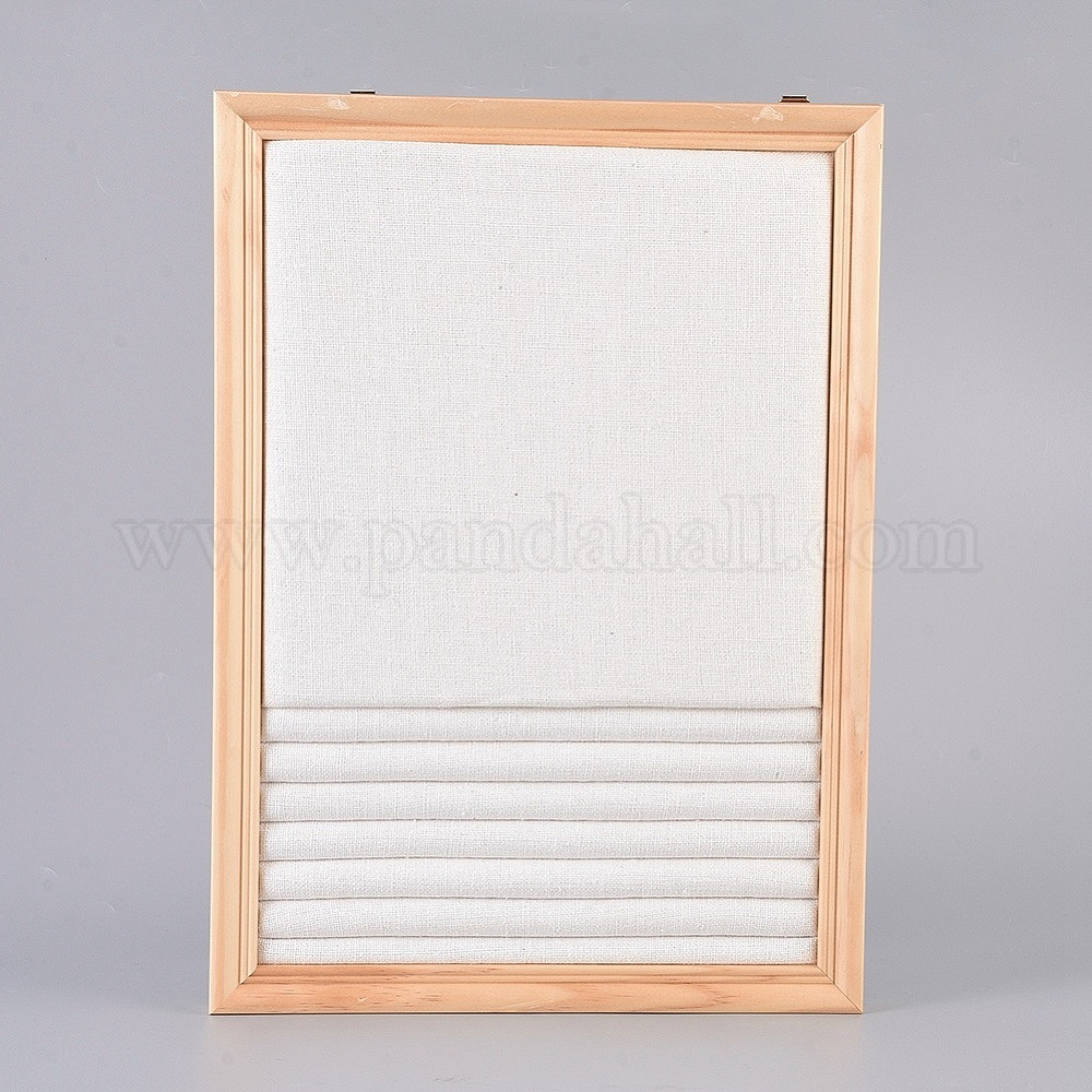 Wholesale Linen Slotted Ring Display Stand - Pandahall.com