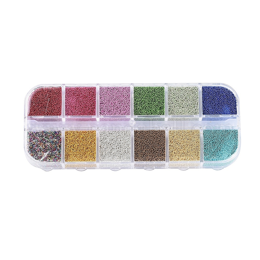 Wholesale Color Plated DIY 3D Nail Art Decoration Mini Glass Micro ...