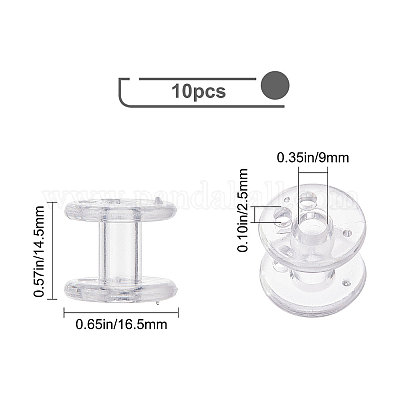 Wholesale GORGECRAFT 10Pcs Window Shade Spool Plastic Clear Pleated ...